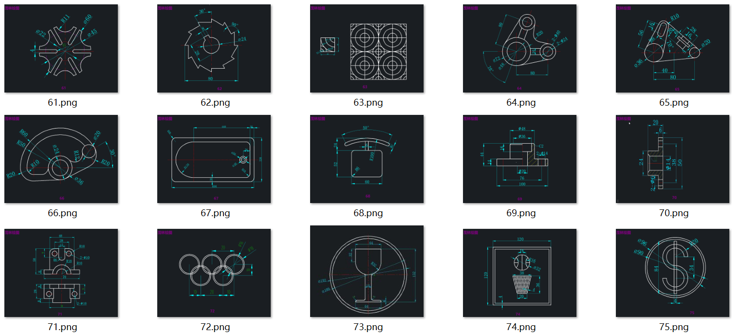 中望CAD二维实战案例课（基础篇） - CAD自学网