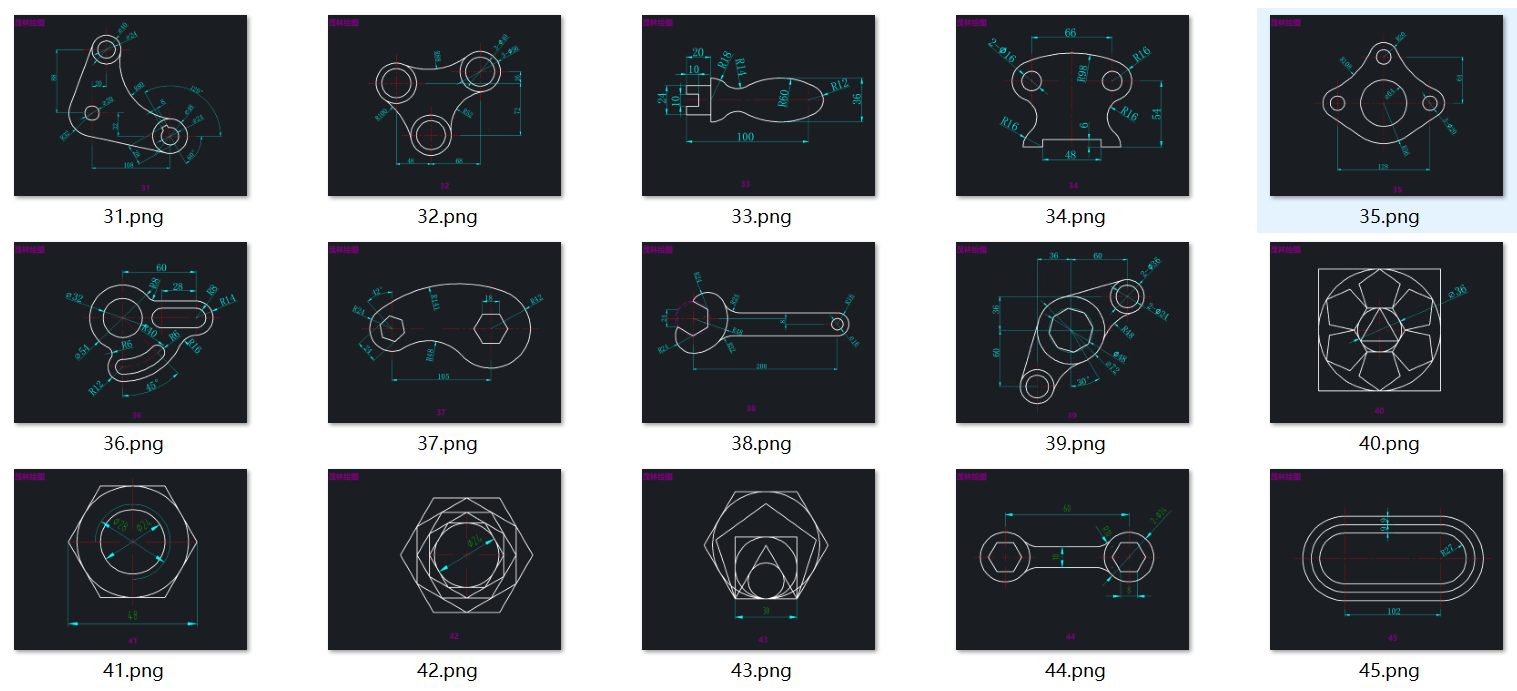 中望CAD二维实战案例课（基础篇） - CAD自学网